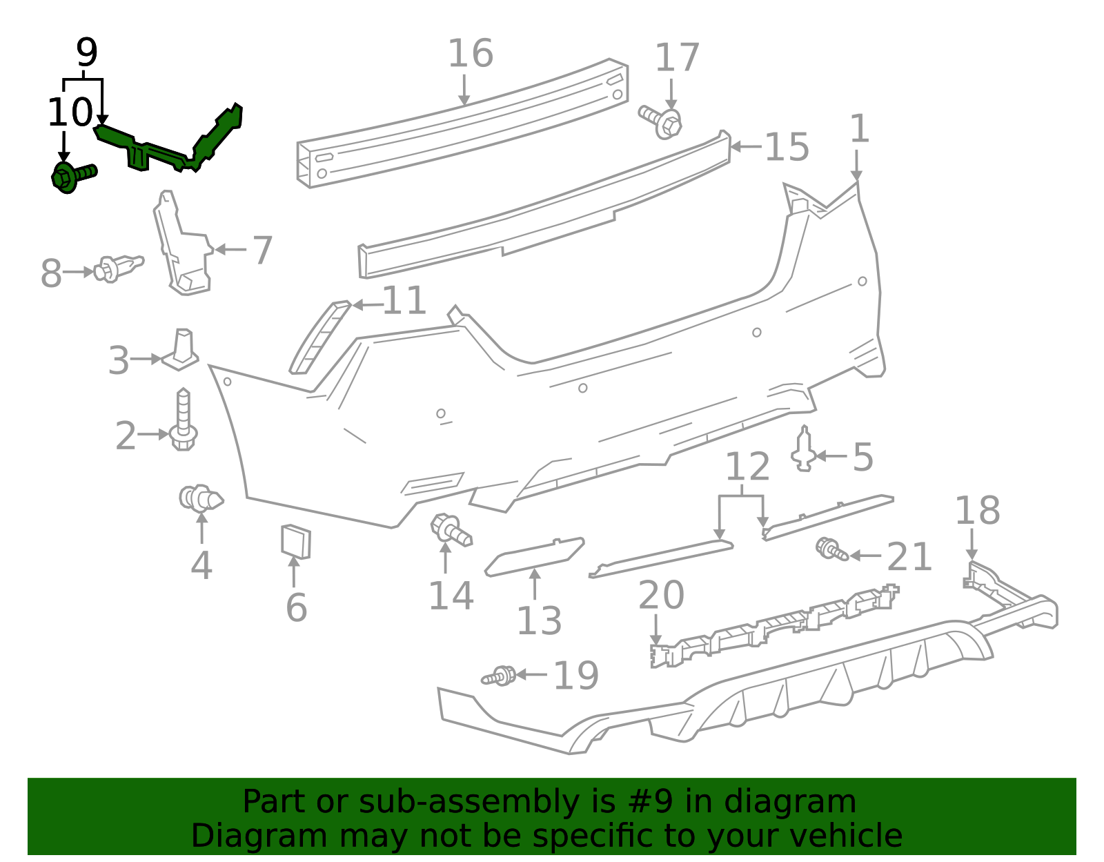 Genuine Toyota Side Retainer part# 52575-06160 for 2018-2024 Toyota ...