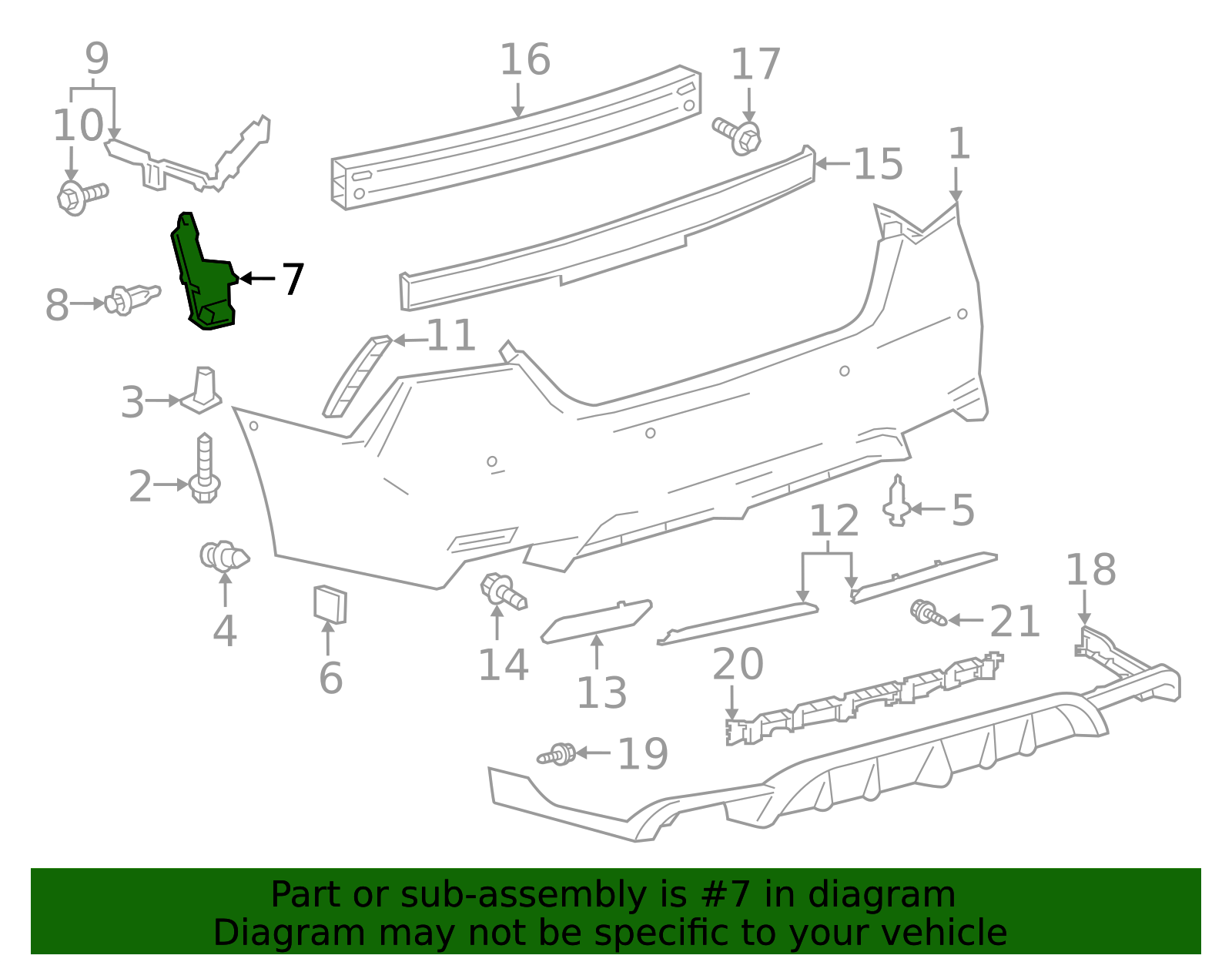 52592-06030 - Side Seal 2018-2025 Toyota Camry | Longo Toyota Parts