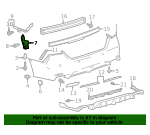 52592-06030 - Side Seal 2018-2025 Toyota Camry | Longo Toyota Parts