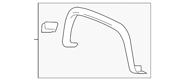 Genuine OEM Front Driver Side Wheel Opening Molding Part# 84859015 Fits ...