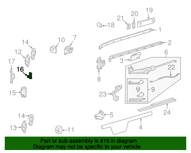906-766-01-79 - Hook 2014-2018 Mercedes-Benz | Mercedes-Benz USA Parts