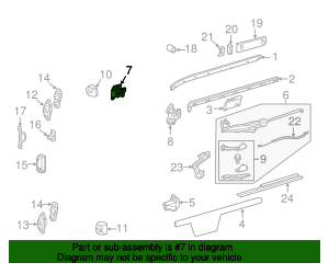 2010-2018 Mercedes-Benz Slider 906-760-01-47 | MB OEM Parts