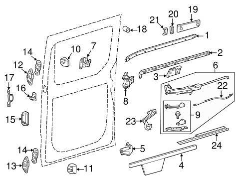 Lock & Hardware for 2016 Mercedes-Benz Sprinter 3500 | MB Parts Center