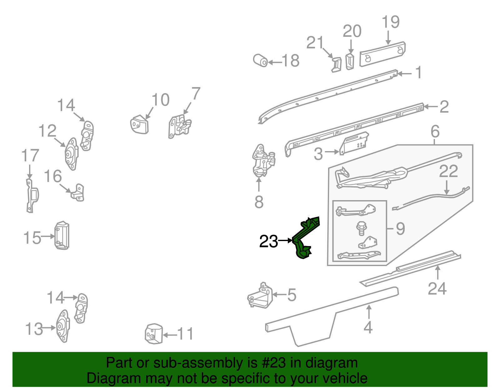 906-546-04-61 - Cable Duct 2014-2018 Mercedes-Benz | AutoNation Parts