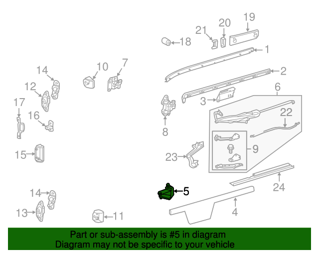 906-631-06-00 - Reinforcement Bracket 2010-2018 Mercedes-Benz ...