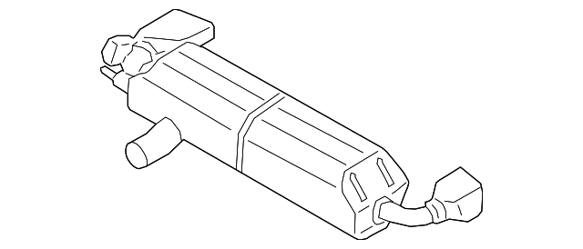 18-30-8-652-318 - Rear Muffler - 2017-2022 BMW | Buy BMW Parts Now