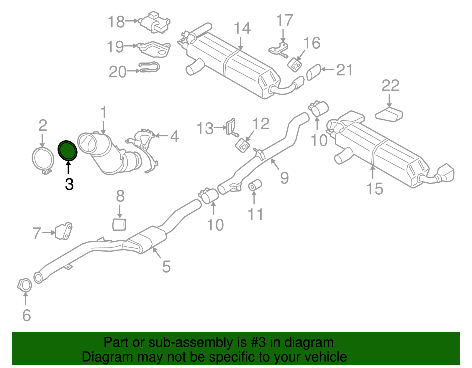 18307581970 - 2012-2025 BMW Converter & Pipe Gasket (18-30-7-581-970 ...
