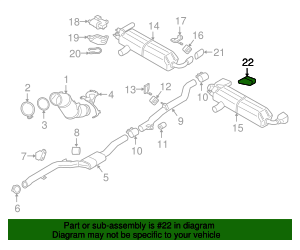 Genuine BMW 18-30-8-631-958 | Tailpipe Extension, Left - Chrome | FREE ...