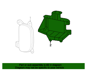 2014-2015 Kia Sorento Reflector Bracket 86688-2P500 | QuirkParts