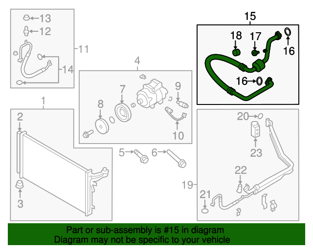 2015-2017 Hyundai Hose & Tube Assembly 97775-B1000 | QuirkParts