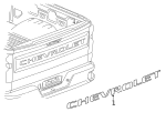 2019-2025 Chevrolet Exterior Trim, Tailgate Lettering 84370615 GM ...