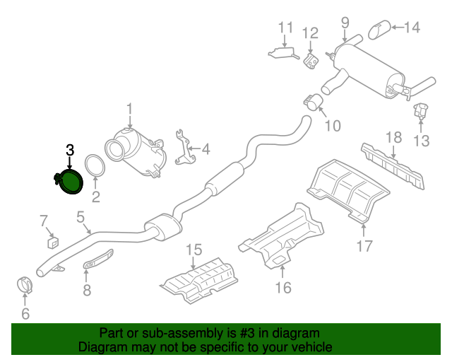 18328612537 - 2016-2021 BMW Turbocharger Clamp (18-32-8-612-537) | BMW ...