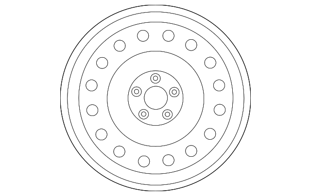 2020-2022 Subaru Legacy Wheel, Steel 28111AN00A | Subaru Parts Plus