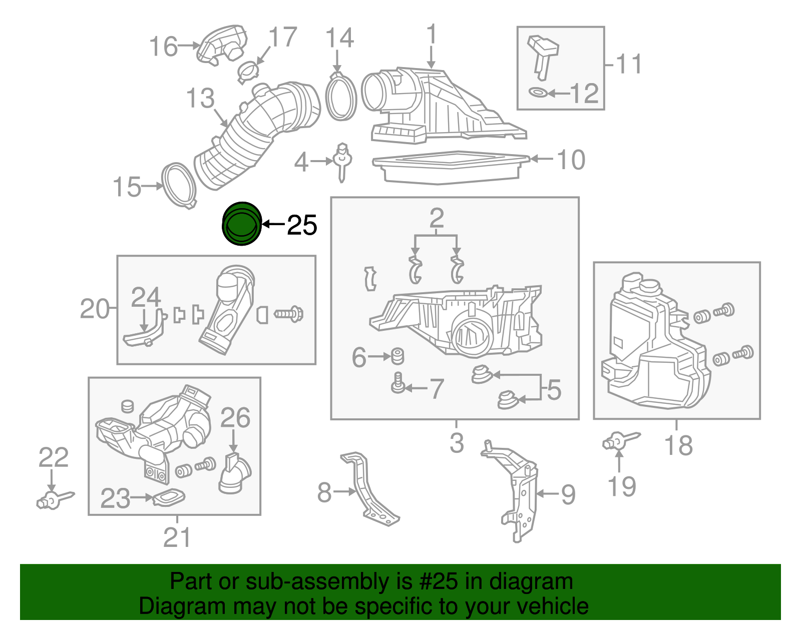 17251-R5A-A00 - Connector Tube 2012-2014 Honda CR-V | Honda Parts Online