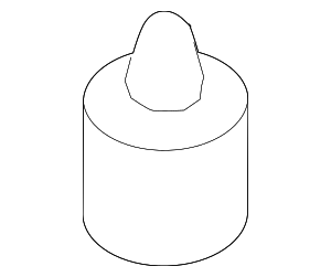 001-998-25-40 - Hood Stop Buffer 2016-2022 Mercedes-Benz | Mercedes ...