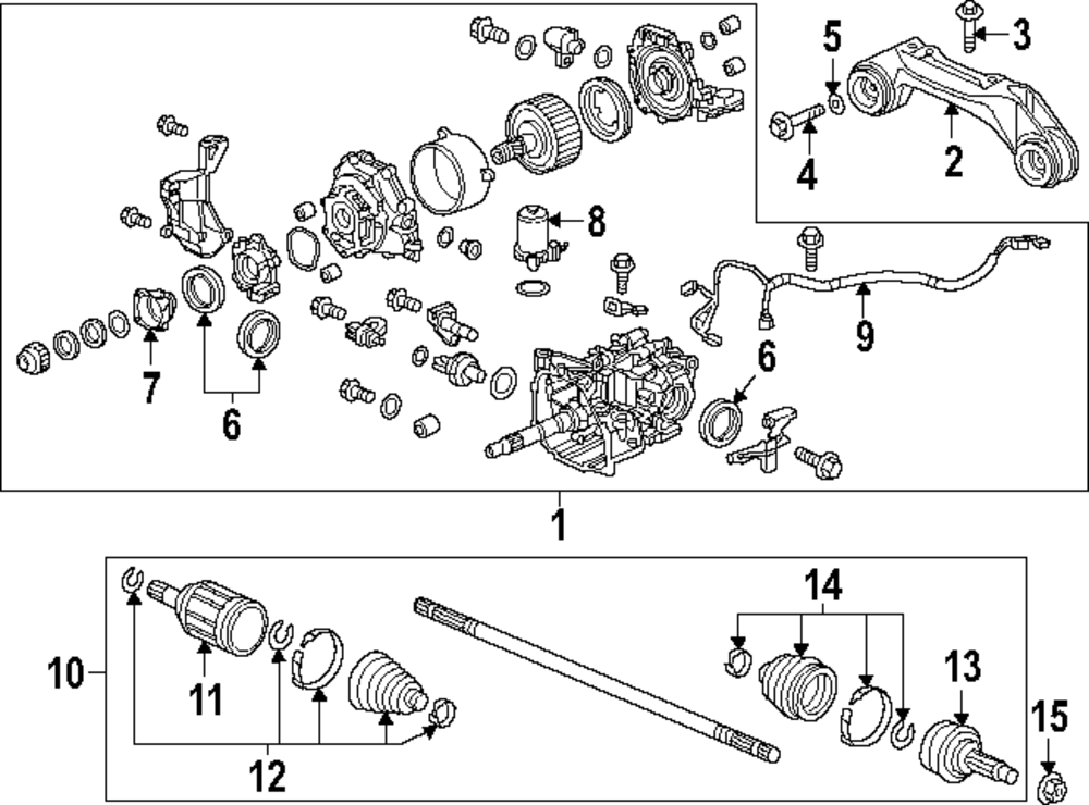 2023-2025 Honda CR-V Differential Assembly 41200-69W-000 | OEM Parts Online