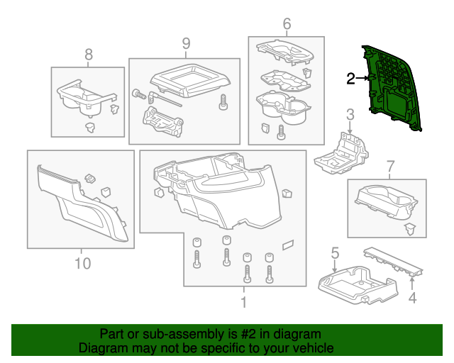 83415-TK8-A01ZA - Front Panel 2011-2017 Honda Odyssey | Honda Parts Online