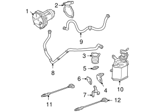 1999-2005 Volkswagen Beetle Secondary Air Injection Pump Hose 1C0-131 ...