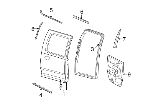 Door & Components for 2007 Dodge Ram 2500 | Mopar Parts Canada