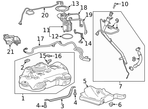 Emission Components For 2020 Cadillac Xt4 Gmpartsdirect
