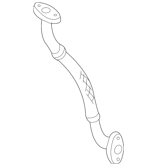 2002-2006 Audi Turbocharger Oil Line 06B-145-735-F | OEM Parts Online