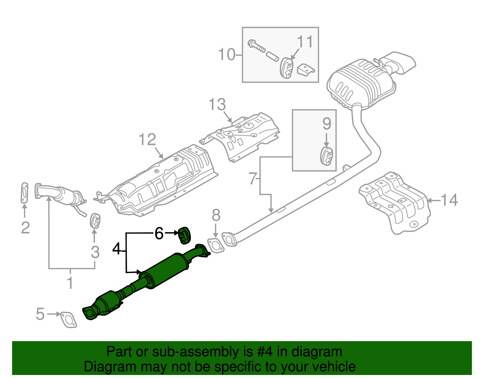 Genuine Catalytic Converter for 2015-2018 Hyundai Sonata | Part# 28650 ...