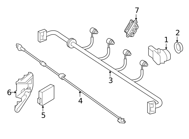 217-885-98-00 - Blind Spot Detection System Warning Sensor Bracket 2018 ...