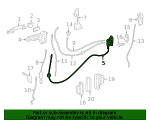 2019-2024 Mercedes-Benz Lock Actuator 9107303900 | mbpartsstore.com