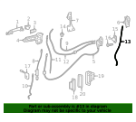 9107601400 - Sliding Door Lock Actuator Cable 2019-2021 Mercedes-Benz ...