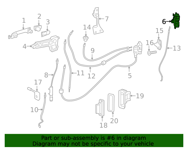 906-730-13-35 - Lock Actuator 2010-2023 Mercedes-Benz | Mercedes-Benz ...