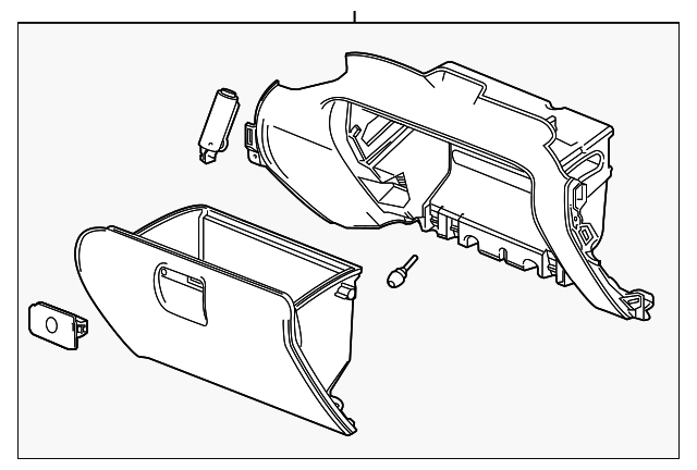 2019-2025 GM Glove Box Assembly 84428266 GM | GMPartsDirect.com