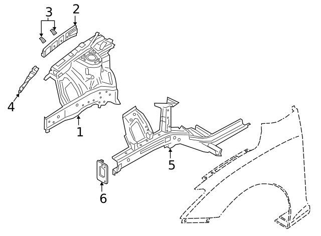 2019-2022 Hyundai Veloster N Rail Assembly 64602-K9000 | OEM Hyundai Parts