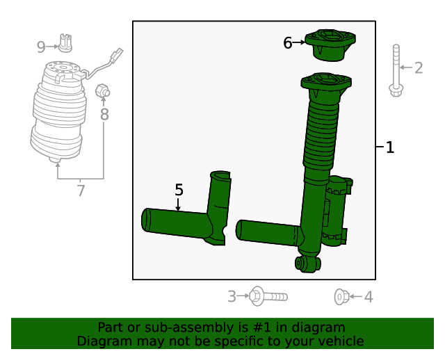 213-320-72-01 - Shock Absorber 2021-2023 Mercedes-Benz E 450 | Mercedes ...