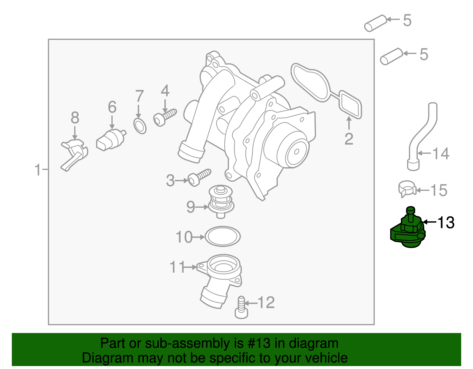 2009-2012 Audi Auxiliary Pump 06H-965-561 | Audi USA Parts