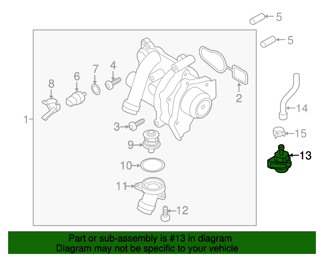2009-2012 Audi Auxiliary Pump 06H-965-561 | Audi USA Parts