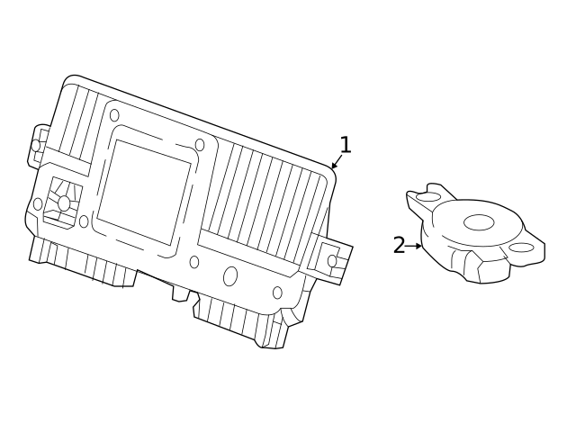 190-900-48-02 - Parking Aid Control Module 2016-2018 Mercedes-Benz ...