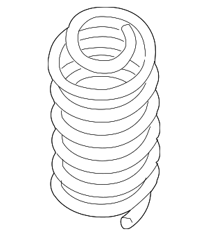 2013-2019 Nissan Sentra Coil Spring 55020-3SH0C | OEM Parts Online