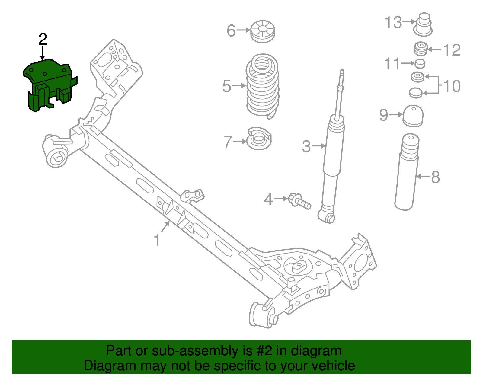 2013-2019 Nissan Sentra Support Bracket 55429-3SH0A | Team Nissan Inc.