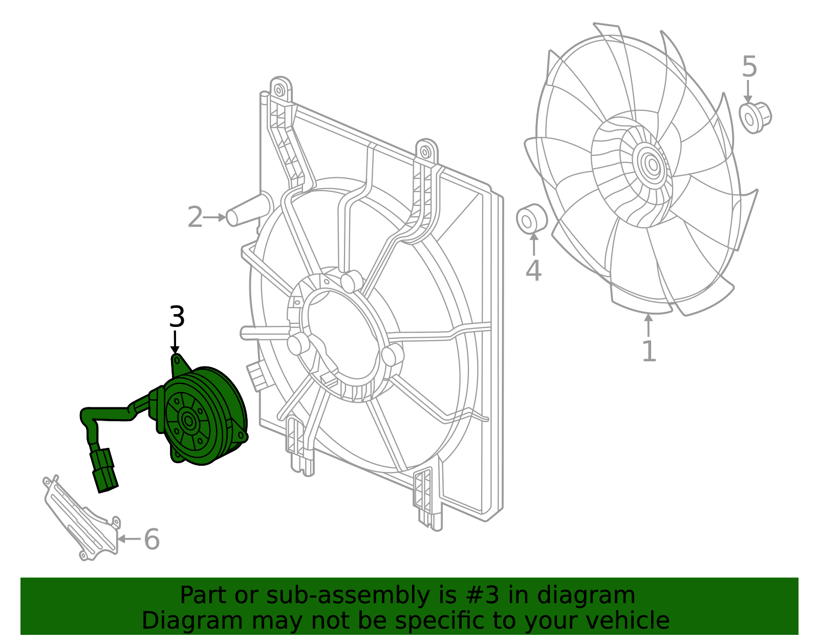 38616-64A-A01 - 2022-2025 Honda Civic - Fan Motor | Genuine Honda Parts