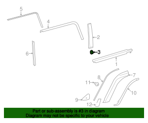 2010-2025 Toyota Applique Clip 75792-0R010 | Toyota Parts Center