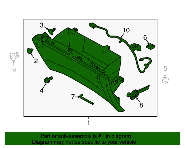 Genuine OEM Ford Part - Knee Inflator Module FT4Z-5806010-BE | Genuine ...