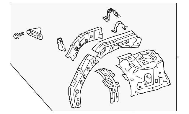 2021-2024 Toyota Venza Apron Assembly 53701-48900 | Toyota Parts Center