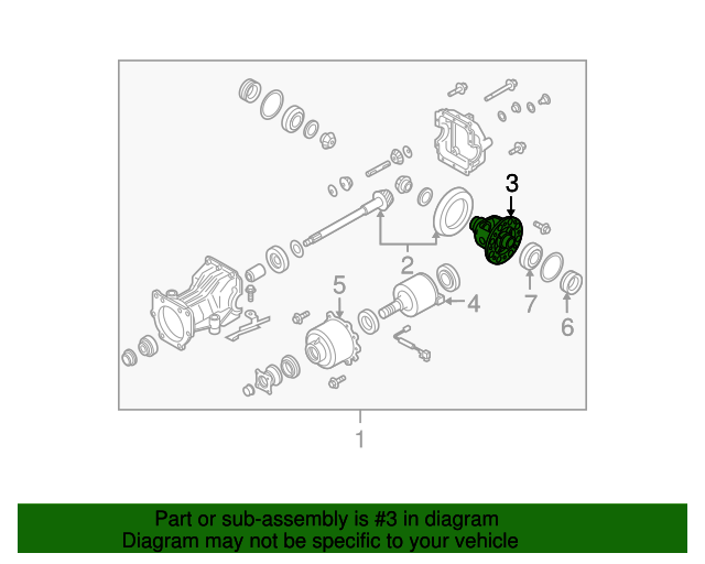 Differential Carrier - Nissan (38420-CA00A) | TascaParts.com