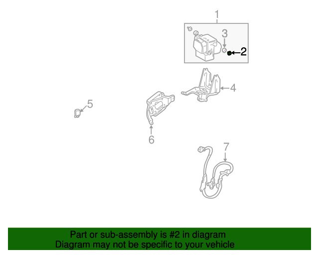 1997-2003 Toyota Actuator Bolt 44545-42020 | Toyota Parts Center