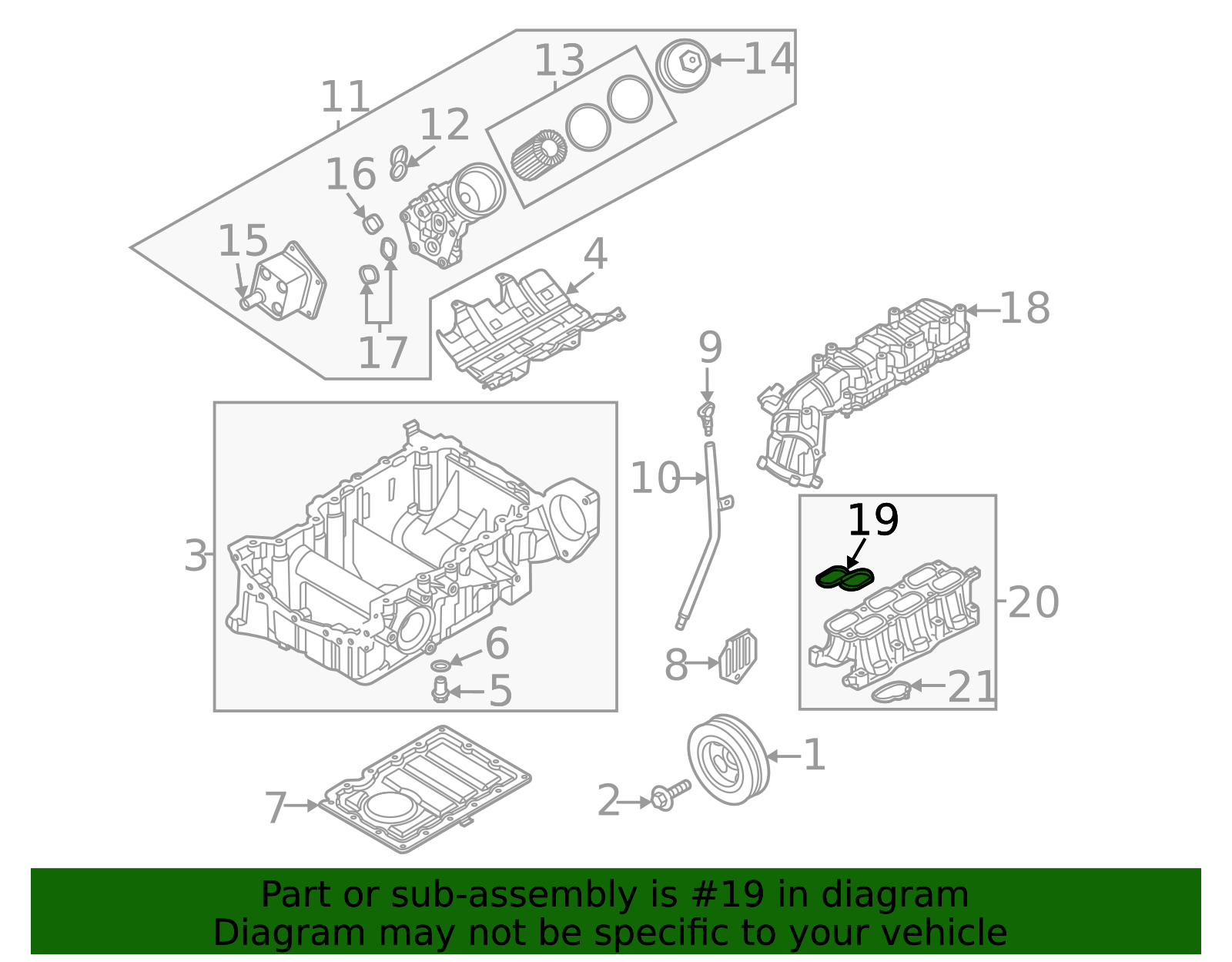 2021-2025 Genesis Fuel Injection Plenum Gasket 29215-3N150 | OEM Parts ...