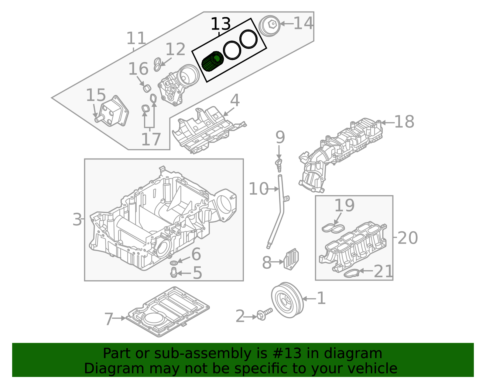 2021-2025 Genesis Service Kit Oil Filter 26320-3N000 | HyundaiParts.Online