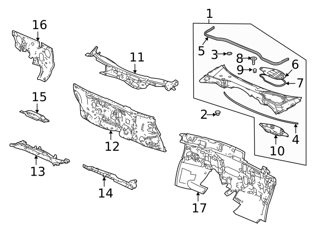 74217-TYA-A01 - Lid 2022-2024 Acura MDX | AutoNation Parts