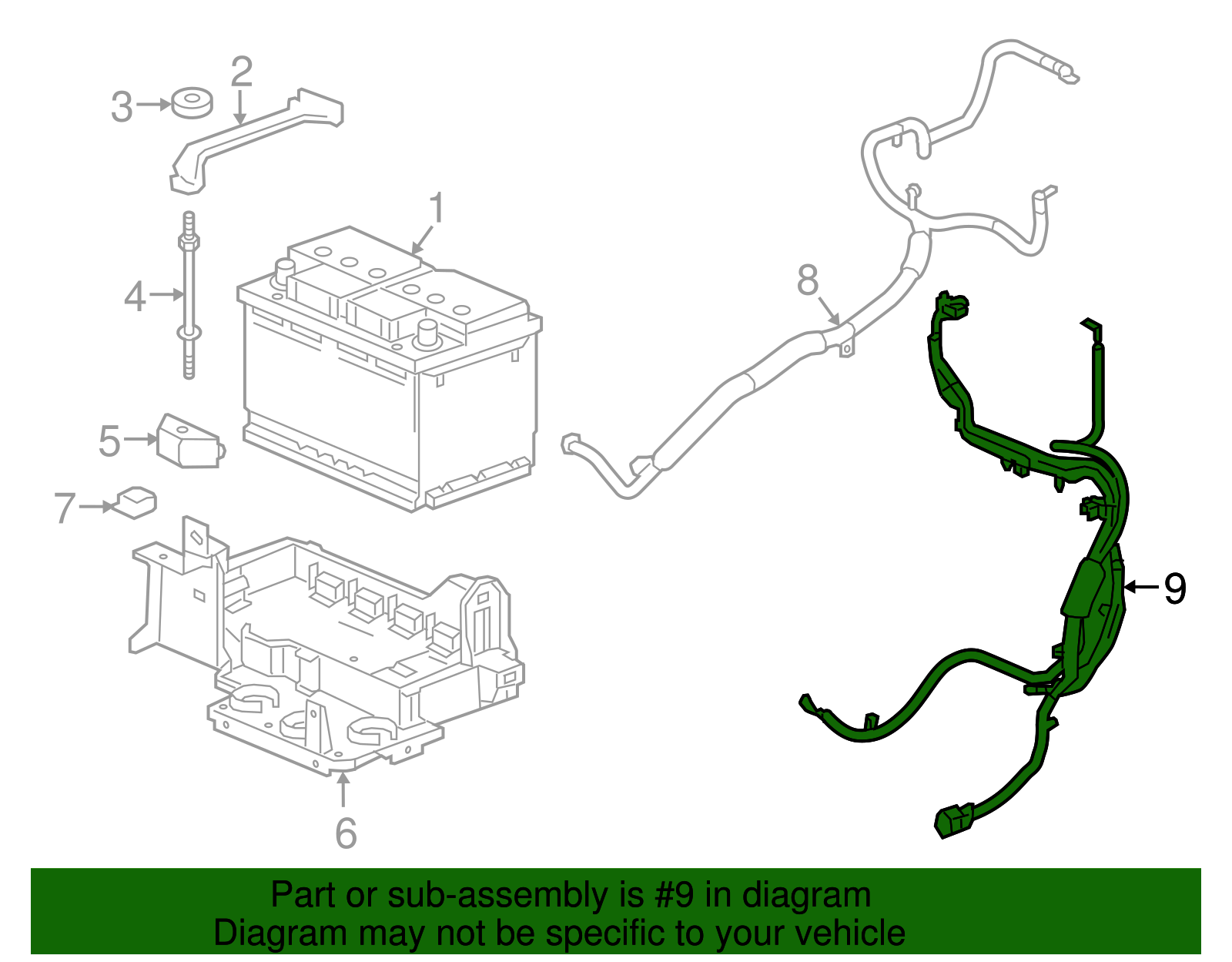 2015-2017 GM Negative Battery Cable 84091756 | OEM Parts Online