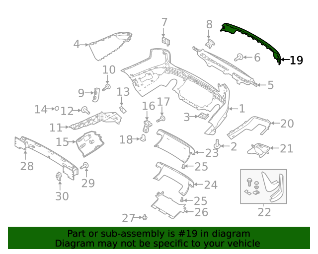 2018-2022 Land Rover Range Rover Sport Center Cover LR109724 | Land ...