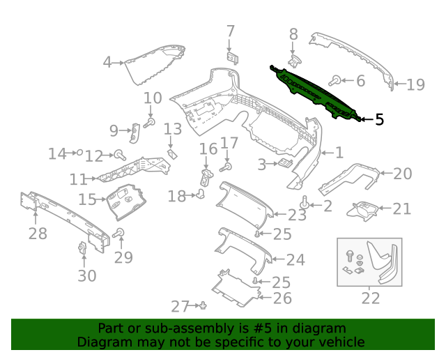 Genuine OEM Center Bracket Part# LR045180 Fits 2014-2022 Land Rover ...